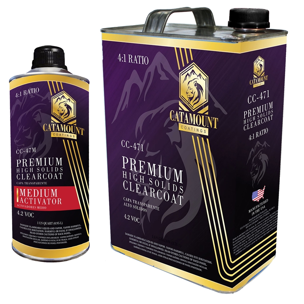 Catamount Coatings Premium High Solids Urethane Clear Coat Gallon CC ...