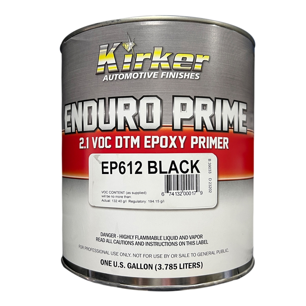 Kirker 2.1 VOC DTM Black Epoxy Primer Gallon - EP612