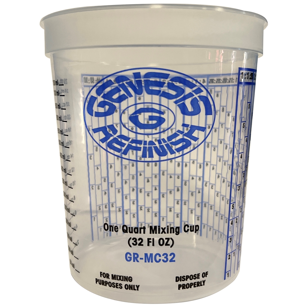 Genesis Auto Body Supply - Genesis Refinish Quart Mixing Cups With ...