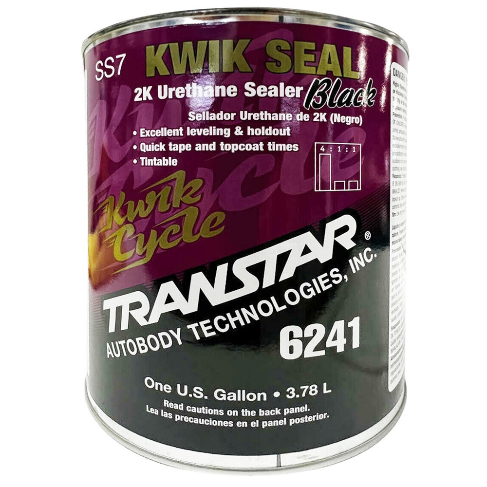 Genesis Auto Body Supply - Transtar 4:1:1 2K Kwik Seal Black Gallon - 6241