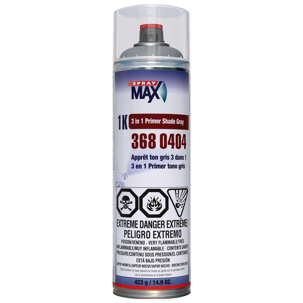 Genesis Auto Body Supply - SprayMax 1K 3 IN 1 Primer Gray Shade Aerosol ...