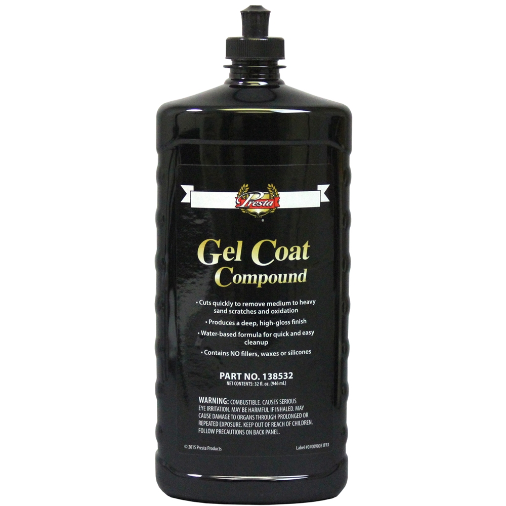 Presta Gelcoat Silicone Free automotive Compound 32 Oz. - 138532