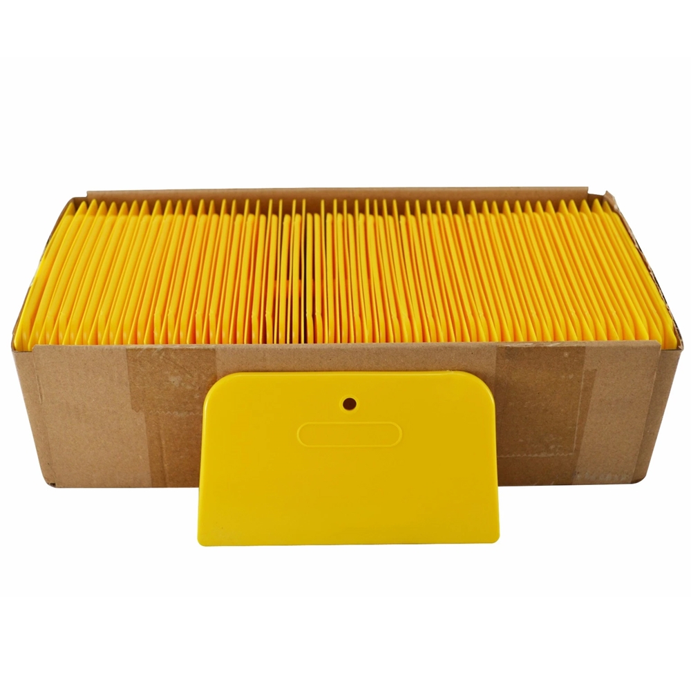 Genesis Auto Body Supply - 6" Yellow Body Filler Spreaders - Box of 100